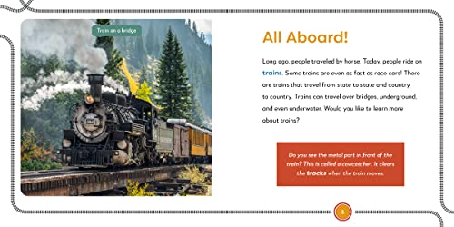 My First Book of Trains: All About Locomotives and Railcars for Kids