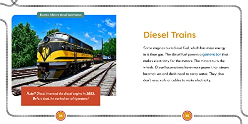 My First Book of Trains: All About Locomotives and Railcars for Kids