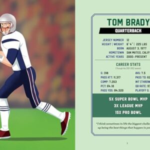 Football Biographies for Kids: The Greatest NFL Players from the 1960s to Today (Sports Biographies for Kids)