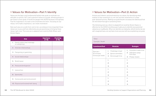 The CBT Workbook for Adult ADHD: Evidence-Based Exercises to Improve Your Focus, Productivity, and Wellbeing