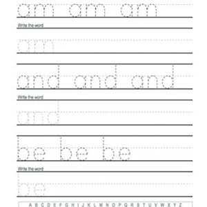 Trace Letters: Alphabet Handwriting Practice workbook for kids: Preschool writing Workbook with Sight words for Pre K, Kindergarten and Kids Ages 3-5. ABC print handwriting book