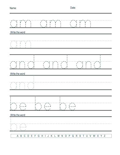 Trace Letters: Alphabet Handwriting Practice workbook for kids: Preschool writing Workbook with Sight words for Pre K, Kindergarten and Kids Ages 3-5. ABC print handwriting book