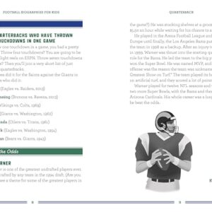 Football Biographies for Kids: The Greatest NFL Players from the 1960s to Today (Sports Biographies for Kids)