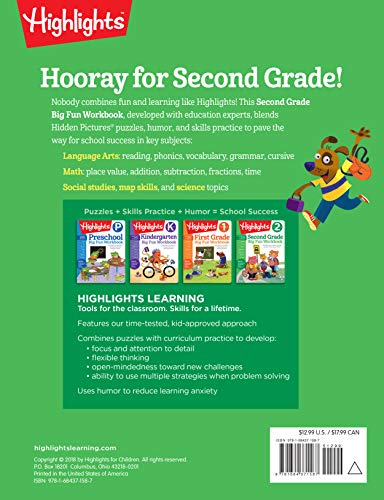 Second Grade Big Fun Workbook (Highlights™ Big Fun Activity Workbooks)