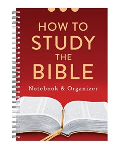 how to study the bible notebook and organizer