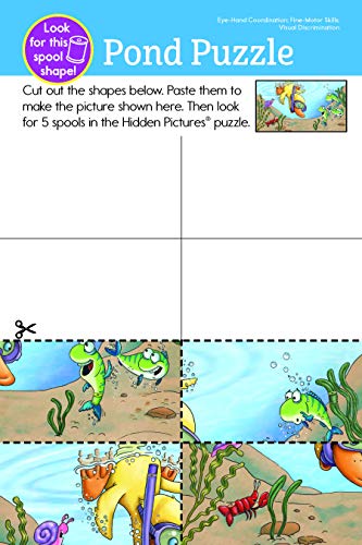 Preschool Cutting and Pasting: Scissor Skills Activity Book for Preschoolers to Practice Cutting Paper, Sort, Match, Find Patterns and More (Highlights Learn on the Go Practice Pads)