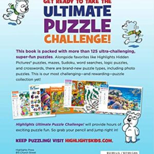 Ultimate Puzzle Challenge!: 125+ Brain Puzzles for Kids, Hidden Pictures, Mazes, Sudoku, Word Searches, Logic Puzzles and More, Kids Activity Book for Super Solvers (Highlights Jumbo Books & Pads)