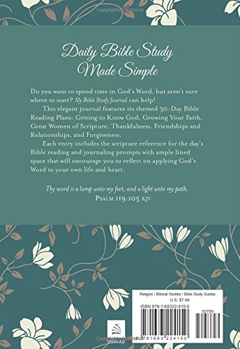 My Bible Study Journal: 180 Encouraging Bible Readings for Women