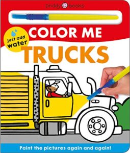 color me: trucks: paint the pictures again and again!