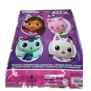 Gabby's Dollhouse Suprise Play Pack Grab & Go - Includes 1 Collectible Character - Coloring Book, Sticker Sheets, and More!