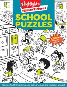 school puzzles (highlights hidden pictures)