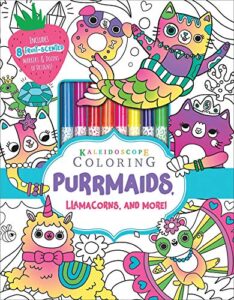 kaleidoscope coloring: purrmaids, llamacorns, and more!