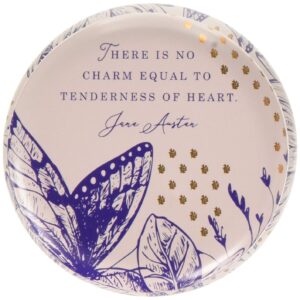 jane austen: tenderness of heart scented tin candle (3oz)