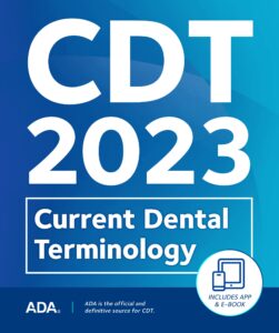 cdt 2023: current dental terminology book, ebook and app