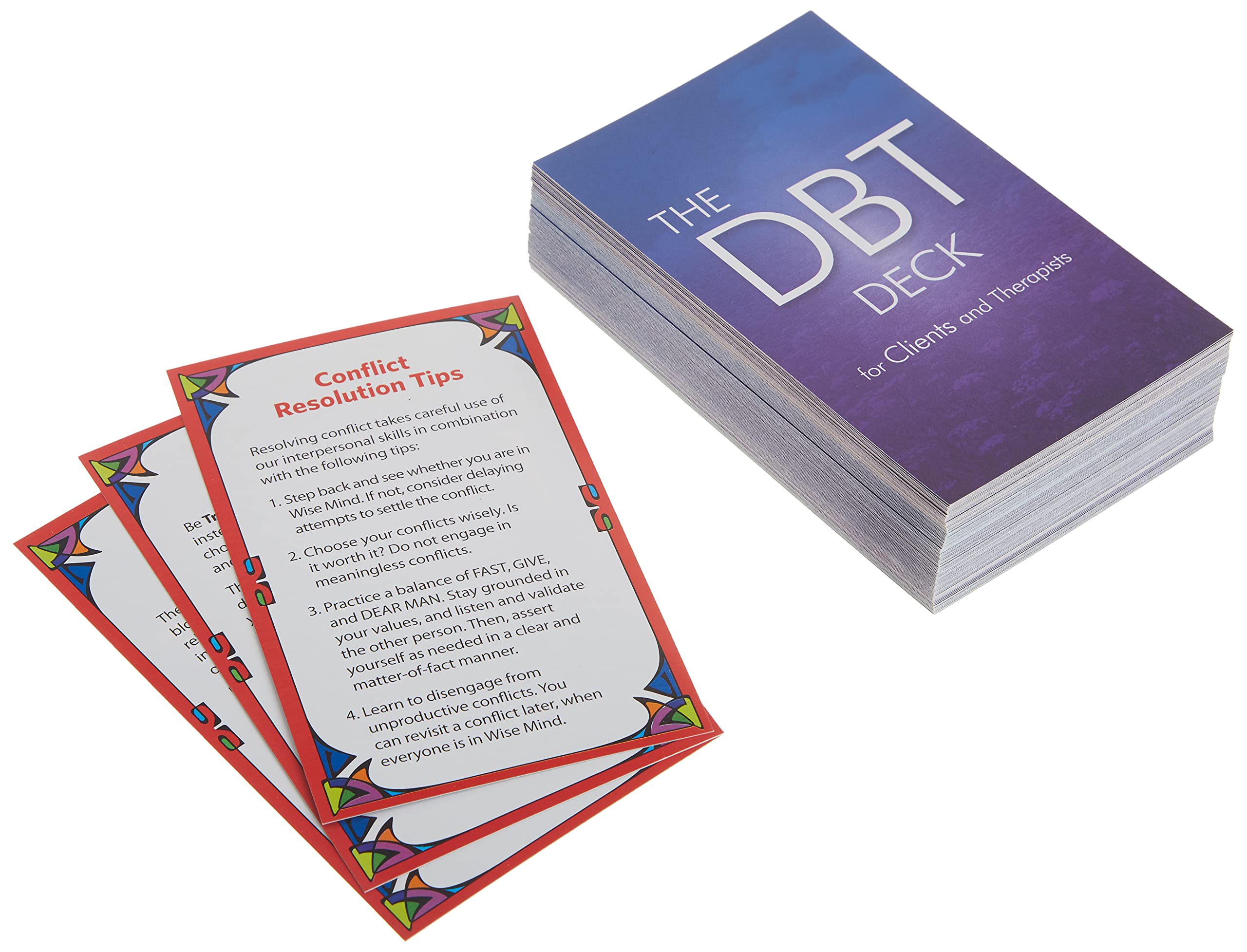 The DBT Deck for Clients and Therapists: 101 Mindful Practices to Manage Distress, Regulate Emotions & Build Better Relationships