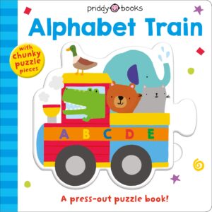 puzzle and play: alphabet train: a press-out puzzle book! (puzzle & play, 1)