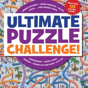 Ultimate Puzzle Challenge!: 125+ Brain Puzzles for Kids, Hidden Pictures, Mazes, Sudoku, Word Searches, Logic Puzzles and More, Kids Activity Book for Super Solvers (Highlights Jumbo Books & Pads)