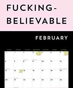 A F*cking 2022 Wall Calendar: Get Your Sh*t Together This Year - Includes Stickers! (Funny Monthly Calendar, White Elephant Gag Gift for Adults) (Calendars & Gifts to Swear By)