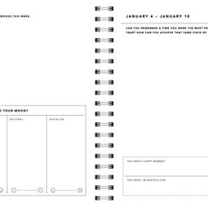 2021 Mood Tracker Planner: Understand Your Emotional Patterns; Create Healthier Mindsets; Unlock a Happier You! (Habit Tracker and Weekly Calendar)