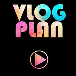 Vlog Plan: Vlogger planner & Organizer 8.5 x 11 " Black cover : Monthly Planner (12 months) & to do a vlog plan ( 100 projects ) , time management, ... , storyboard (Asia Vlog Planning Notebooks)