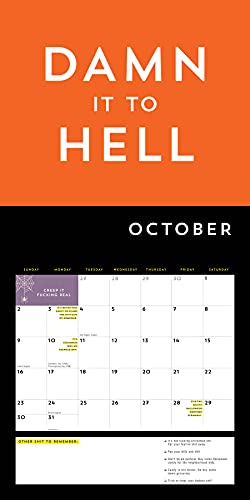 A F*cking 2022 Wall Calendar: Get Your Sh*t Together This Year - Includes Stickers! (Funny Monthly Calendar, White Elephant Gag Gift for Adults) (Calendars & Gifts to Swear By)