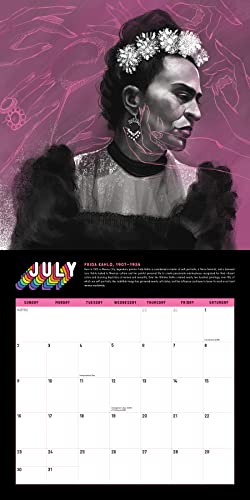 2023 Queer All Year Wall Calendar: Inspiring LGBTQ+ Icons to Celebrate Pride Every Day (17-Month Art Gift)