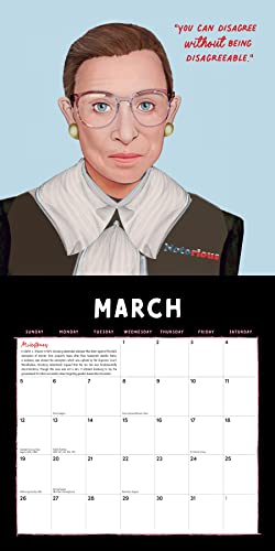 2023 The Legacy of Ruth Bader Ginsburg Wall Calendar: Her Words of Hope, Equality and Inspiration ― A yearlong tribute to the notorious RBG (12-Month Art Calendar)