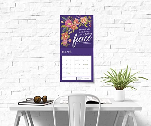 2023 She Believed She Could So She F*cking Did Wall Calendar: Get Sh*t Done & Keep Persisting (Inspiring Monthly Calendar, White Elephant Gag Gift)