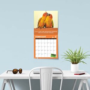 2023 Too F*cking Cute Animals Wall Calendar: A Year of D*mn Adorable Animals (Funny Monthly Calendar & White Elephant Gag Gift for Animal Lovers)