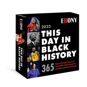 2023 This Day in Black History Boxed Calendar: 365 Days of Incredible Black Icons, Achievements, & Events (Daily Calendar, Inspirational Desk Gift)