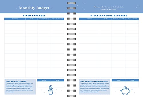 Stress Less, Spend Less Budget Planner: A 52-Week Financial Wellness Undated Organizer for Mindful Money Management