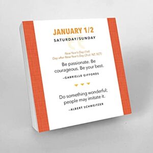 2022 Great Quotes From Great Leaders Boxed Calendar: 365 Inspirational Quotes From Leaders Who Shaped the World (Daily Calendar, Desk Gift for Him, Office Gift for Her)