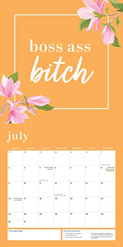 2023 She Believed She Could So She F*cking Did Wall Calendar: Get Sh*t Done & Keep Persisting (Inspiring Monthly Calendar, White Elephant Gag Gift)