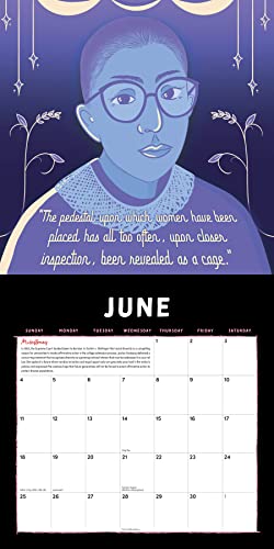 2023 The Legacy of Ruth Bader Ginsburg Wall Calendar: Her Words of Hope, Equality and Inspiration ― A yearlong tribute to the notorious RBG (12-Month Art Calendar)