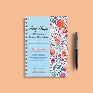 2023 Amy Knapp's Christian Family Organizer: The #1 National Bestseller! 17-Month Weekly Faith Mom Planner(Thru Dec 2023)