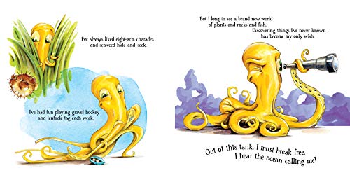 Inky the Octopus: The Official Story of One Brave Octopus' Daring Escape (Includes Marine Biology Facts for Fun Early Learning!)