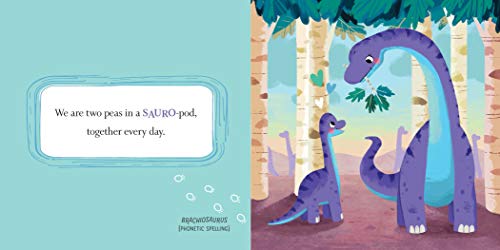 I Love You More, Babysaur: A Sweet and Punny Dinosaur Board Book for Babies and Toddlers (Punderland)