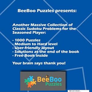 Big Book of Sudoku - Medium to Hard - 1000 Puzzles: Huge Bargain Collection of 1000 Puzzles and Solutions, Medium to Hard Level, Tons of Challenge for your Brain!