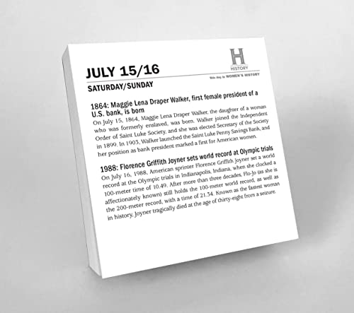 2023 History Channel This Day in Women's History Boxed Calendar: 365 Extraordinary Women and Events that Shaped History (Daily Calendar, Inspirational Desk Gift)