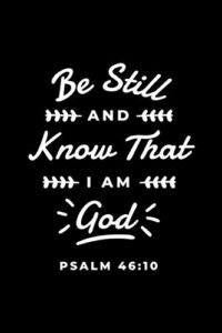 be still and know: christian religious discreet password logbook, alphabetical password manager with tabs a-z, password keeper