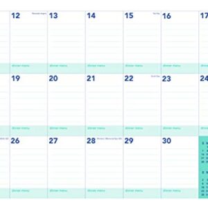 Amy Knapp's Big Grid Family Organizer Wall Calendar: 17-Month Giant Fridge Calendar for Mom with 225+ Stickers (Hanging Family Plan Calendar, Aug 2020 - Dec 2021)