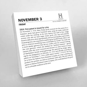 2023 History Channel This Day in Women's History Boxed Calendar: 365 Extraordinary Women and Events that Shaped History (Daily Calendar, Inspirational Desk Gift)