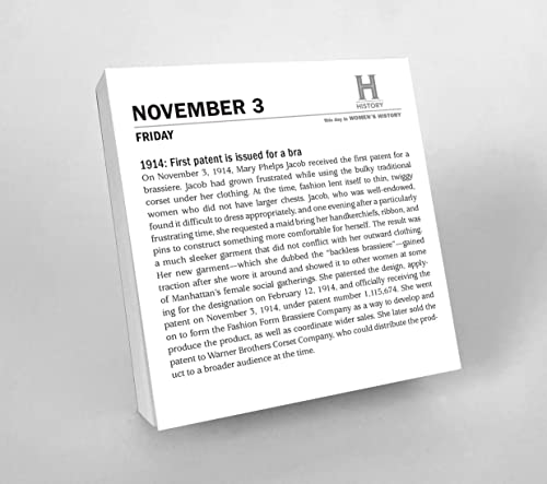 2023 History Channel This Day in Women's History Boxed Calendar: 365 Extraordinary Women and Events that Shaped History (Daily Calendar, Inspirational Desk Gift)