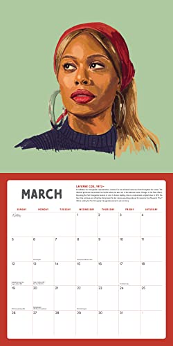 2023 Women Who Broke Glass Ceilings Wall Calendar: 12 Legendary Women Who Always Persisted and Fought Their Way to the Top (Monthly Art Calendar thru Dec. 2023, Inspirational Gift)