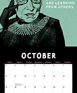 2023 The Legacy of Ruth Bader Ginsburg Wall Calendar: Her Words of Hope, Equality and Inspiration ― A yearlong tribute to the notorious RBG (12-Month Art Calendar)