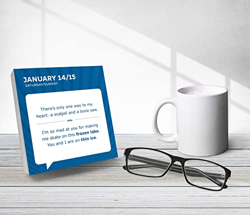 2023 Dad Jokes Boxed Calendar: 365 Days of Punbelievable Jokes (Daily Joke Calendar for Him, Desk Gift for Her)