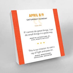 2023 Great Quotes From Great Leaders Boxed Calendar: 365 Inspirational Quotes From Leaders Who Shaped the World (Daily Calendar, Office Desk Gift for Him or Her)