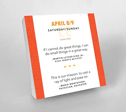 2023 Great Quotes From Great Leaders Boxed Calendar: 365 Inspirational Quotes From Leaders Who Shaped the World (Daily Calendar, Office Desk Gift for Him or Her)