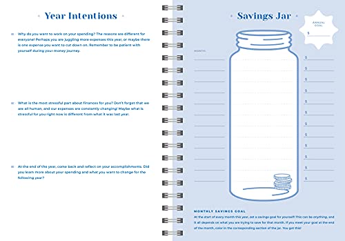 Stress Less, Spend Less Budget Planner: A 52-Week Financial Wellness Undated Organizer for Mindful Money Management