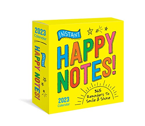 2023 Instant Happy Notes Boxed Calendar: 365 Reminders to Smile and Shine! (Daily Motivational Desk Gift)